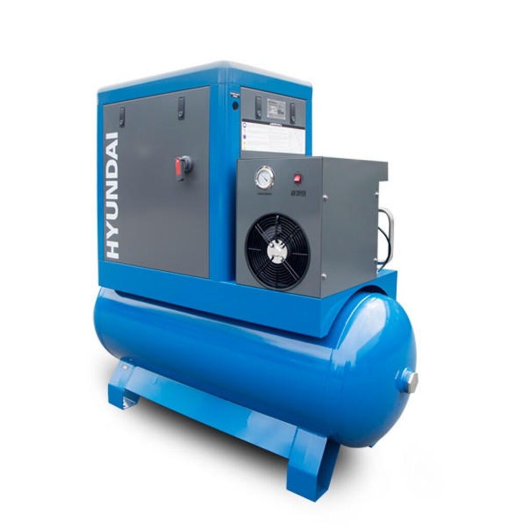 Hyundai HYSC100350D 10hp 350 Litre Screw Compressor With Dryer - Tools4Sale