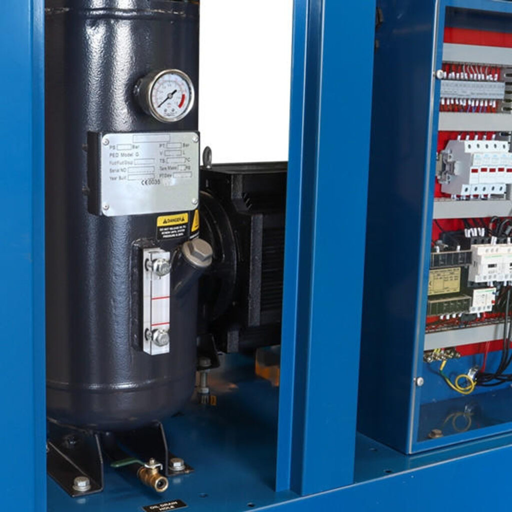 Hyundai HYSC200500D 20hp 500 Litre Industrial Screw Compressor with ...