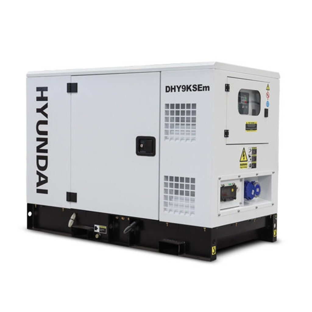 Hyundai DHY9KSEm 9kW/11.25kVA Single Phase Diesel Generator - Tools4Sale